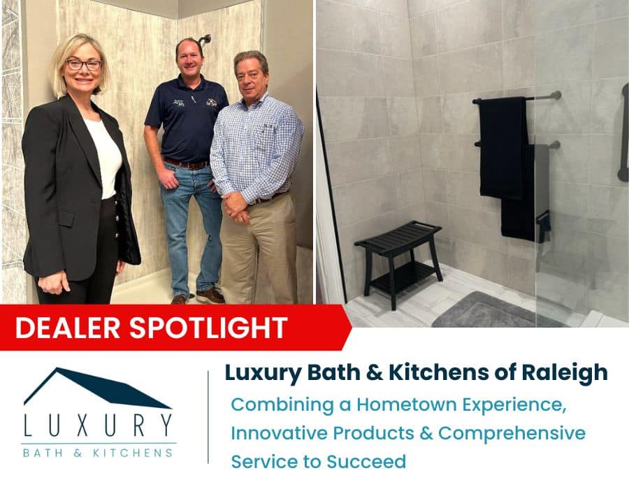Wall Panel Dealer Spotlight Luxury Bath or Raleigh Bathroom Remodeler ...